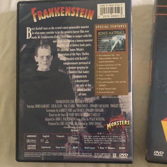 Media | Frankenstein Dracula Classic Dvds Bundle | Poshmark